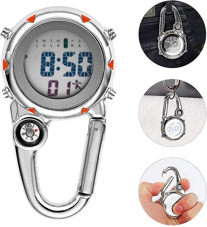 Multifunctional Quartz Watch Luminous Face Fob Digital Watch With ...