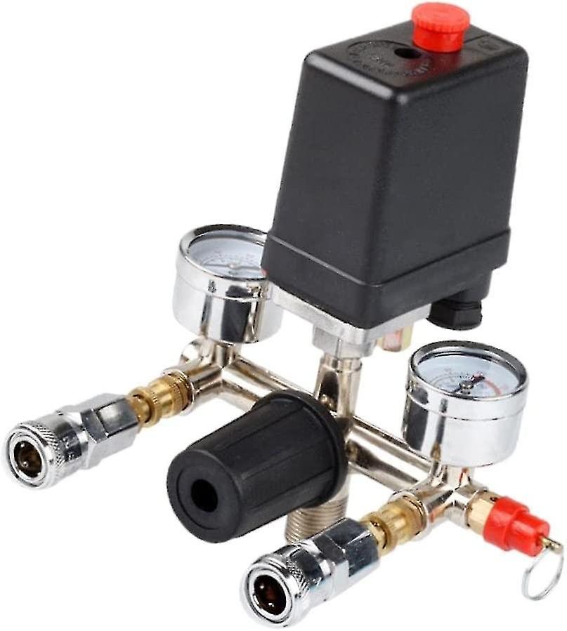 Air Compressor Three Phase Pressure Switch Pressure Switch Control Valve With Air Regulator And ...