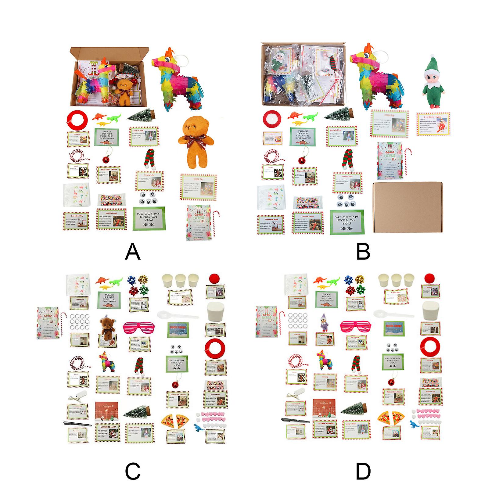 2023 Elf Kit 24 Days Of Christmas,children Christmas Countdown Gift Elf ...