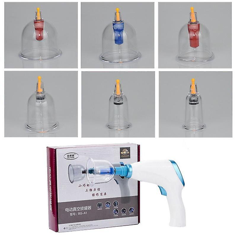 Newly electric vacuum suction cupping set lymph drainage pain relief ...
