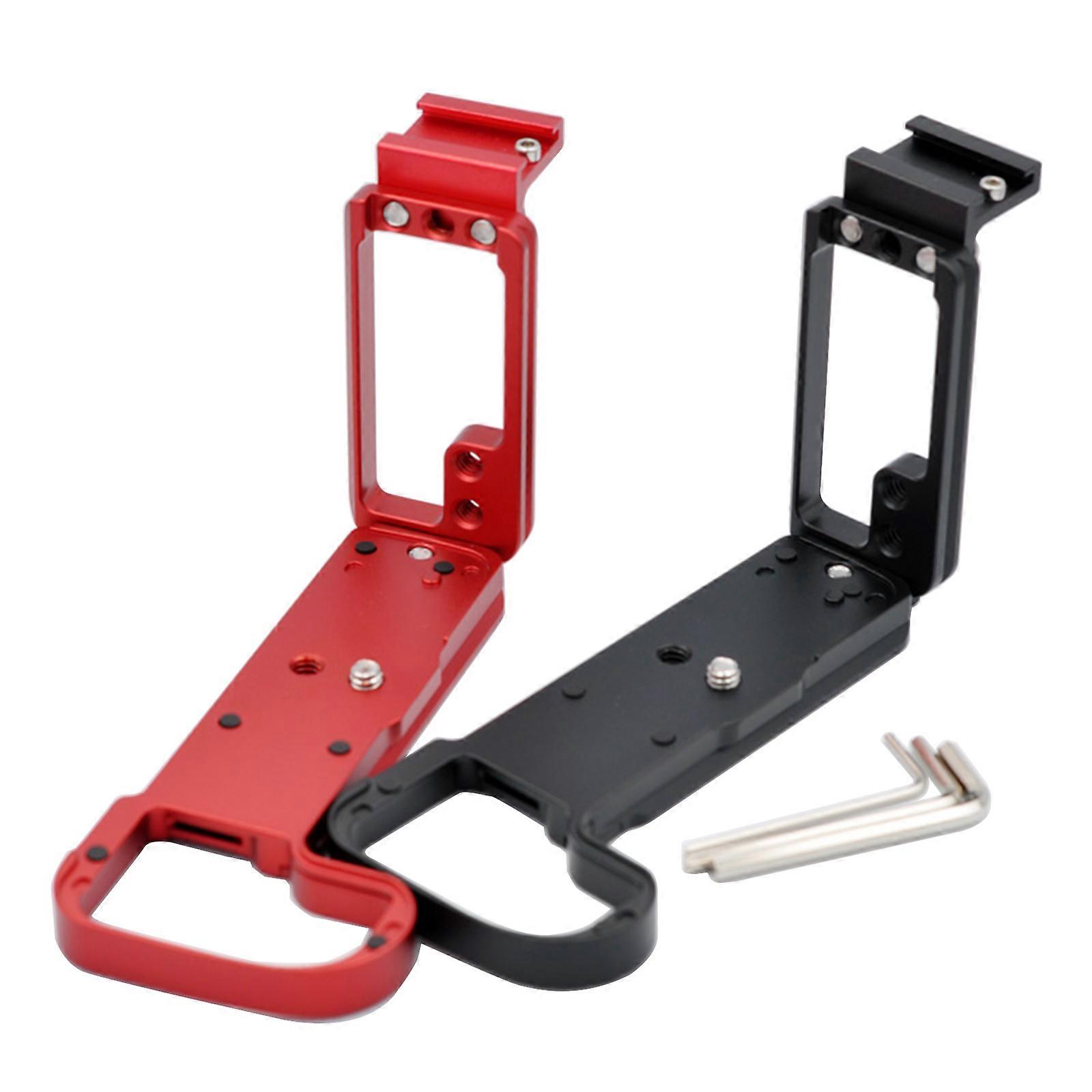 Quick Release L Plate L-shaped Bracket Vertical Hand Grip with Hotshoe Mount & Hex Wrenches for ...