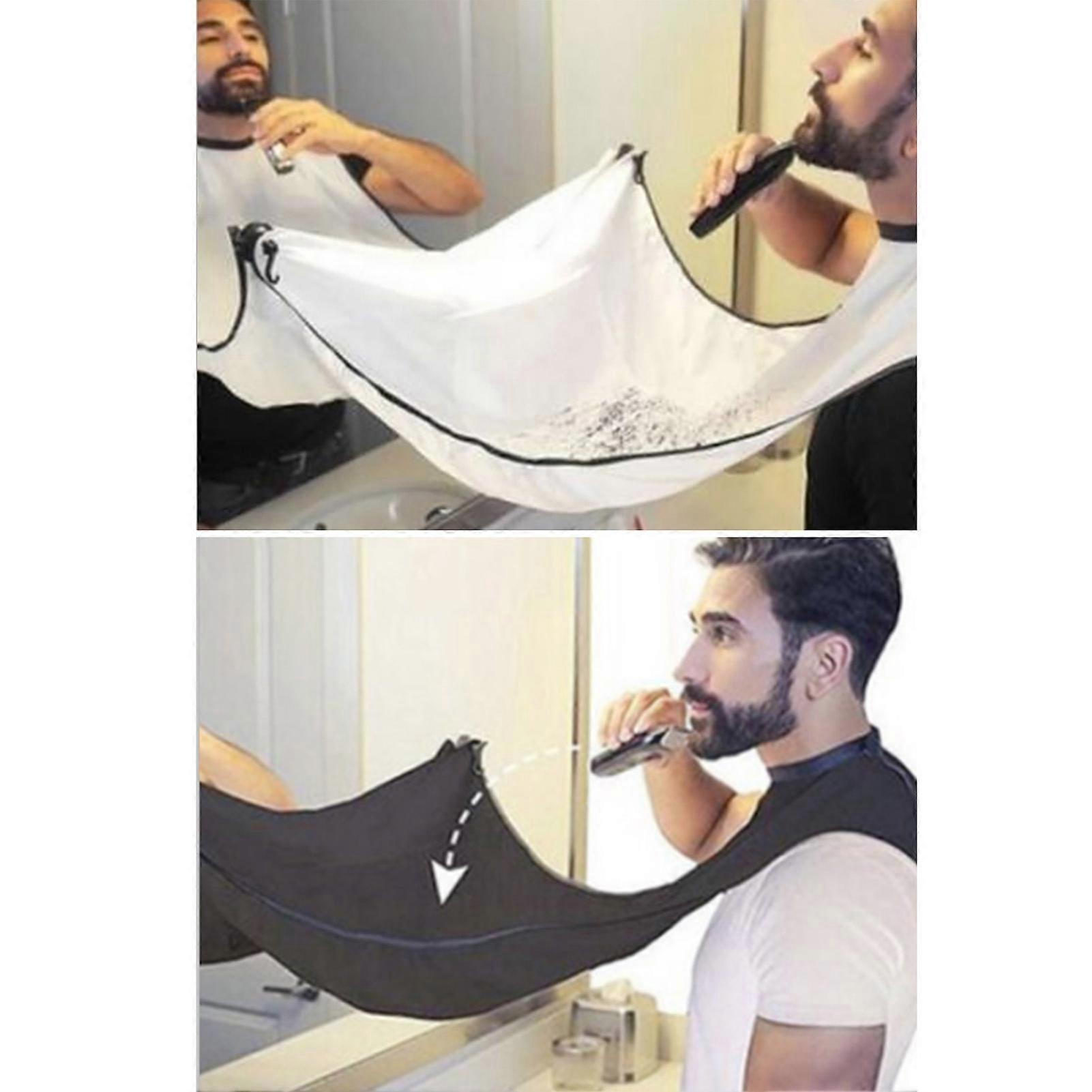 Shaving Bib Barber Bib with Suction Cups Men's Beard Repair Styling ...