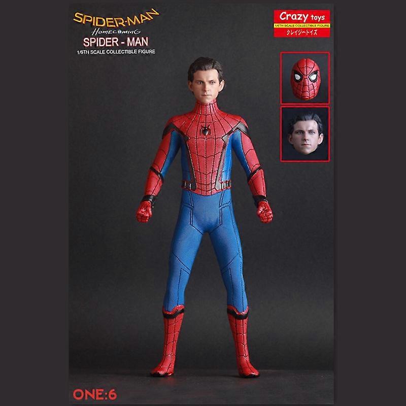 Crazy toys 12-inch Spider-Man Homecoming Tony Stark Iron Man MK47 doll ...