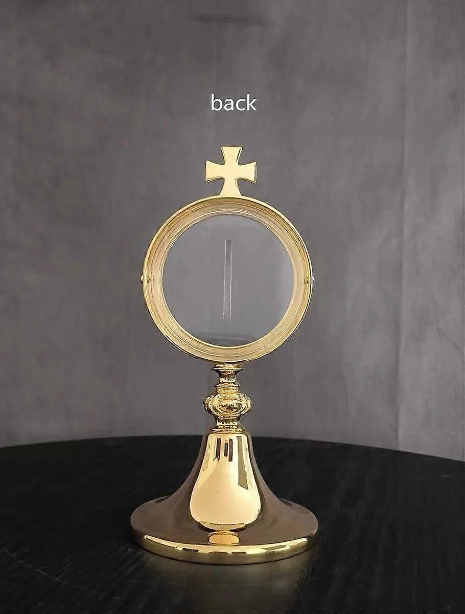 Holy Box Ostensorium Holy Eucharist Monstrance Brass Gold Plated ...