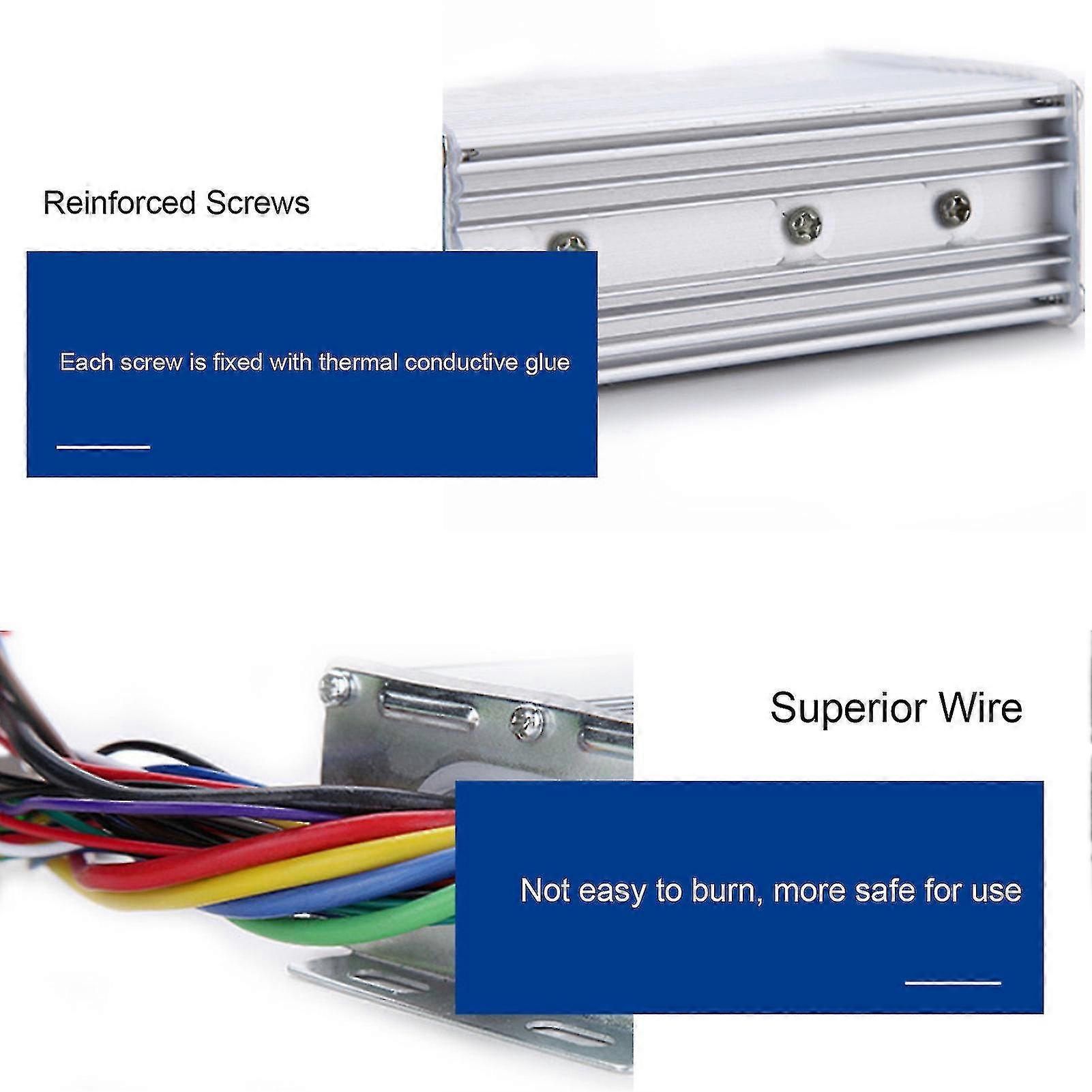 500w 36-48v 500w Motor Speed Controller Electric Bicycle E-bike Scooter ...