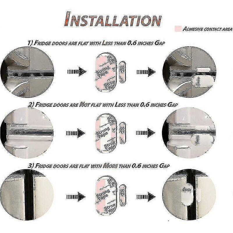 New Refrigerator And Freezer Alarm, Door Left Open, Reminders At 60 ...