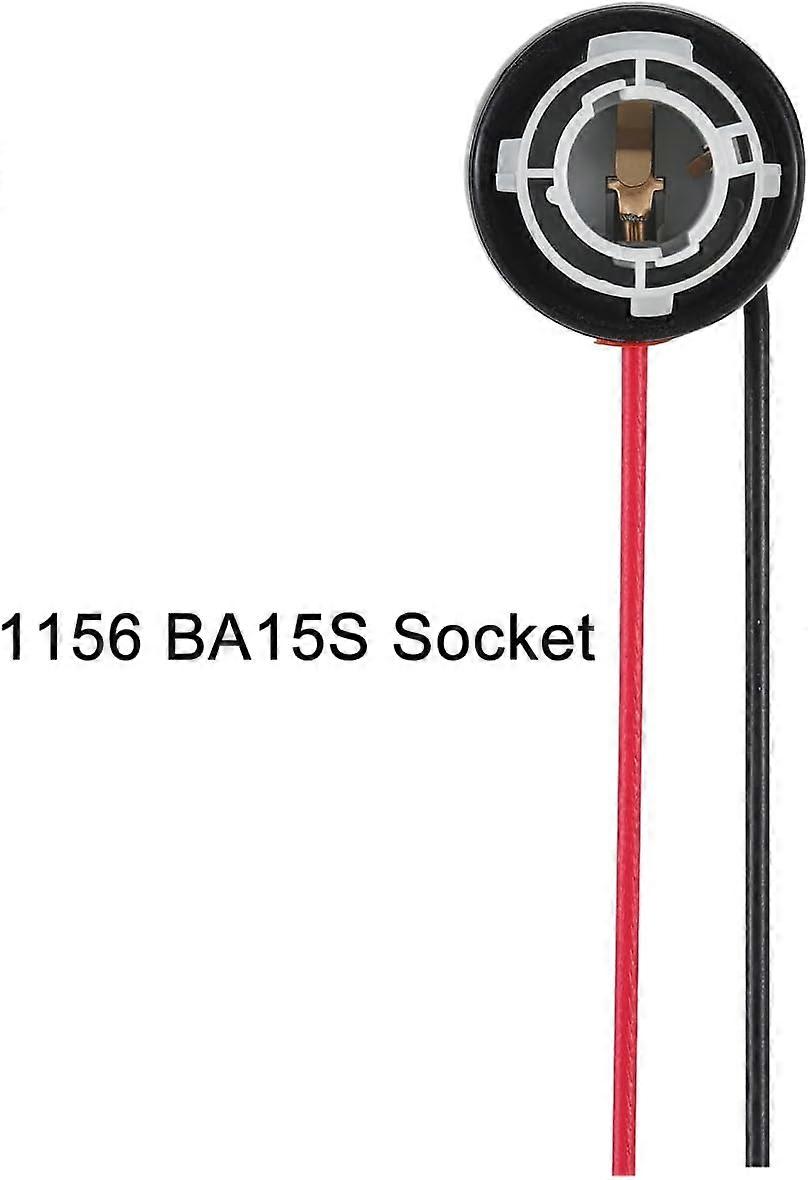 2 Pcs 1156 LED Bulb Base Holder for Car Turn Signal End Piece Stop ...