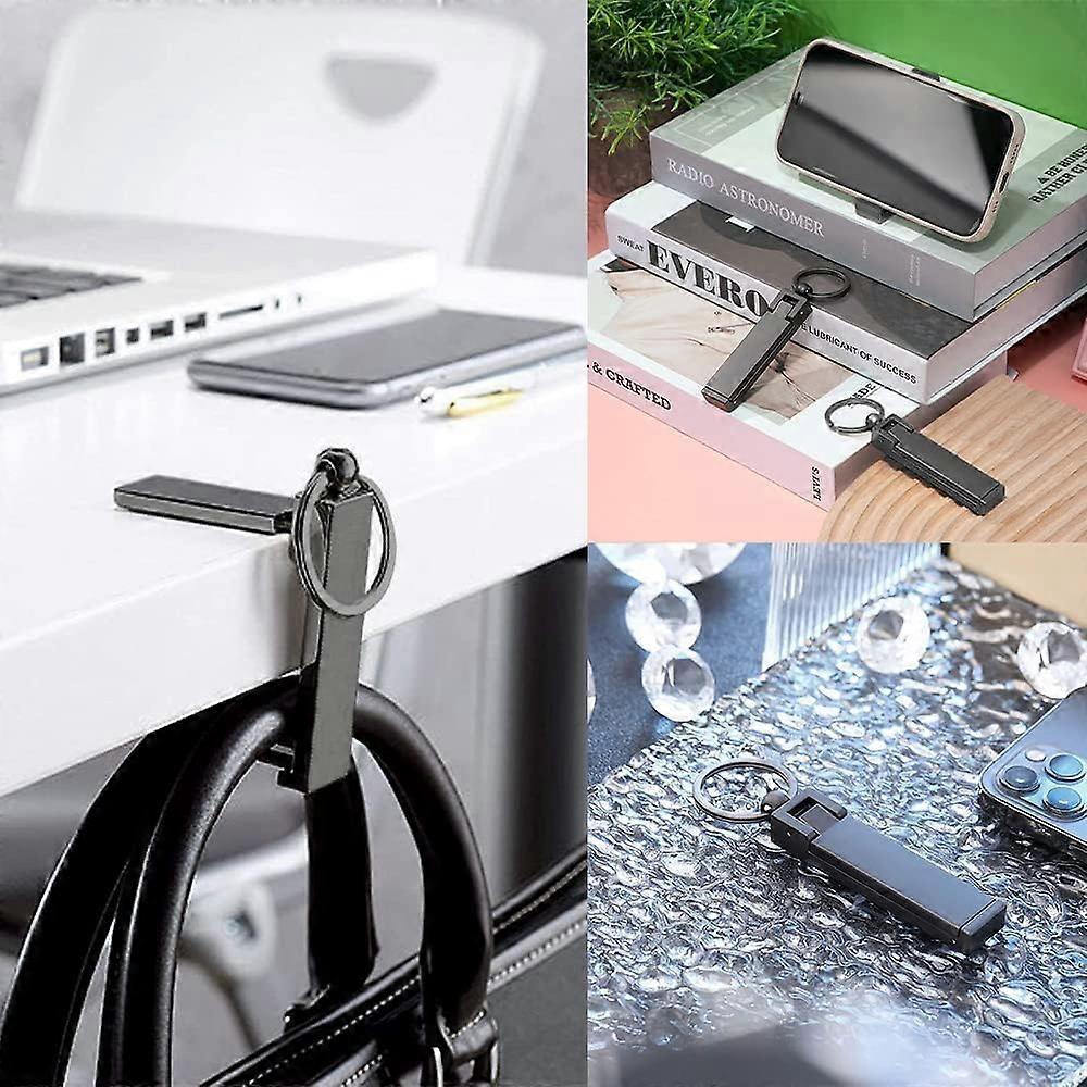 Bag Holder for Table, Champagne Gold, 7.4*1.8*1.1cm, Elegant Foldable ...