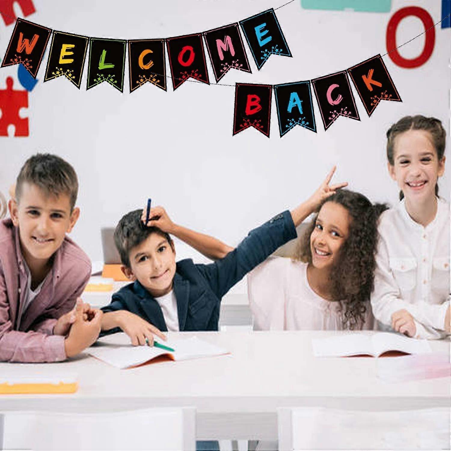 Welcome Back Banner for Classroom Decorations, Welcome Bulletin Board ...