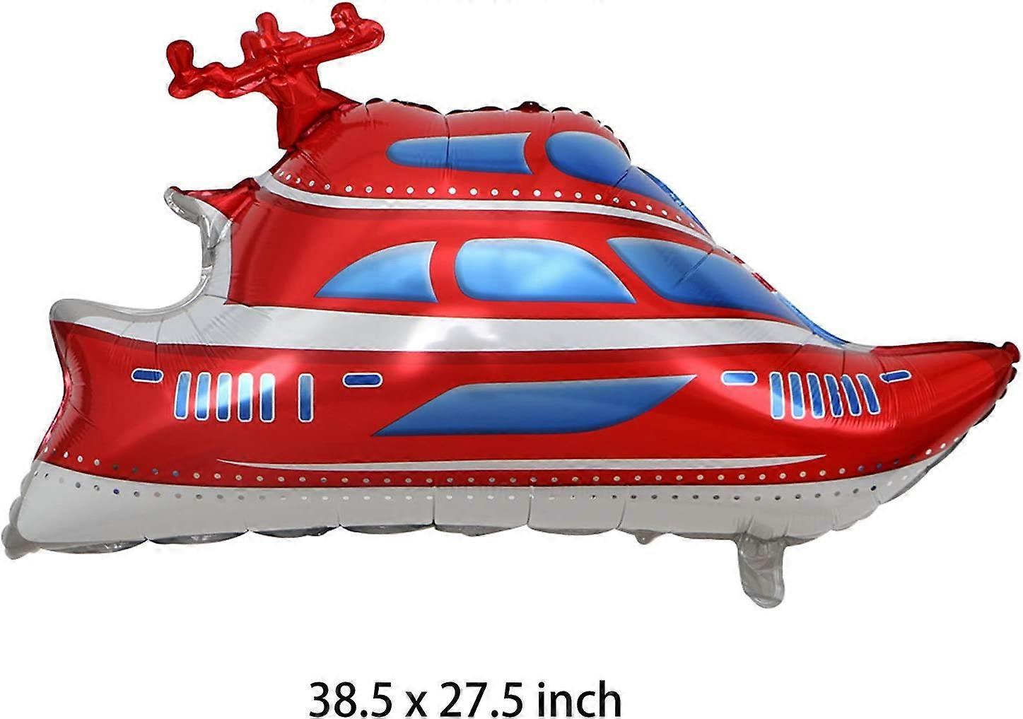 Boat Balloons Jumbo Submarine Steamship Speedboat Shaped Balloons for ...