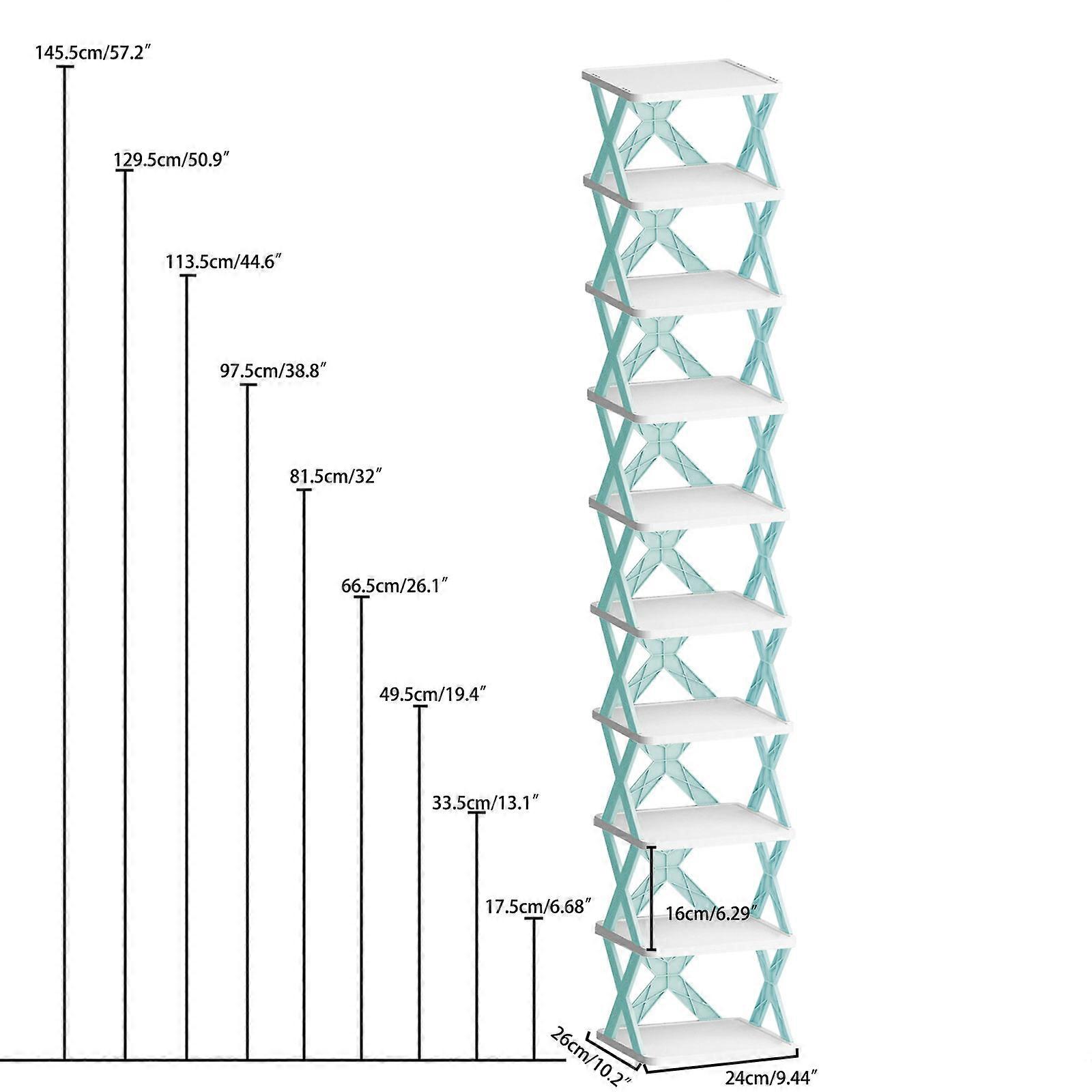 Multi-layer Folding Shoe Rack Storage Organizer, Creative Multi-layer Shoe Rack | Fruugo UK