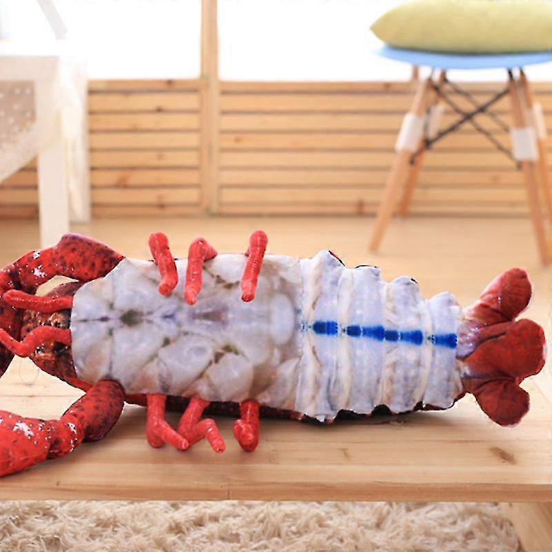 1pc Simulation Lobster Plush Toy Lifelike Lobster Doll Stuffed Sea ...
