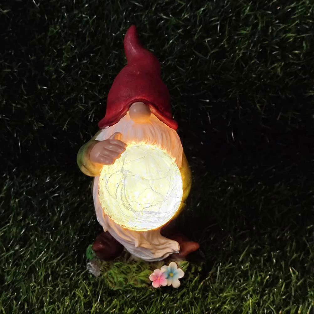 Tuinkabouter Tuinbeeldje Grappige Tuinkabouter Gevlokte Kabouter Met ...