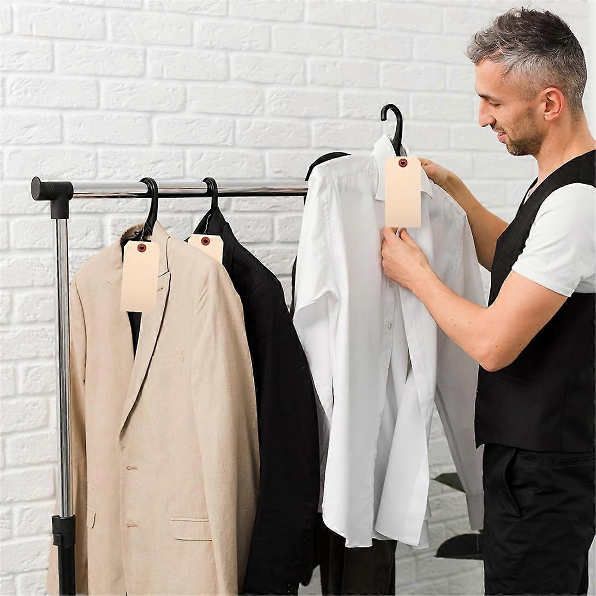 400 Pcs Wire Tags Blank Shipping Tags with Wire Manila Tags Label ...