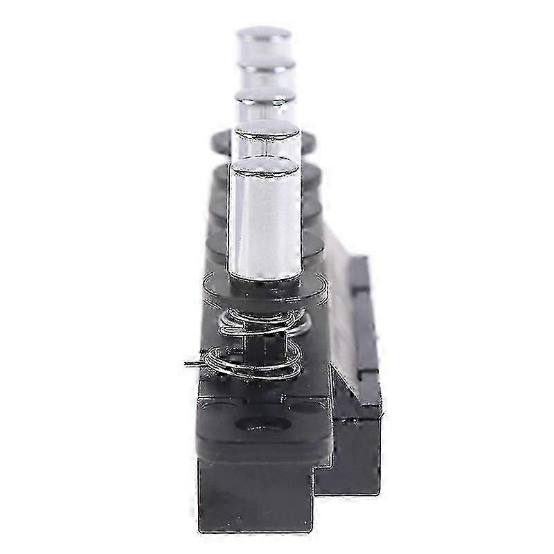 Five-position plug-in button switch for range hood five-position silver ...