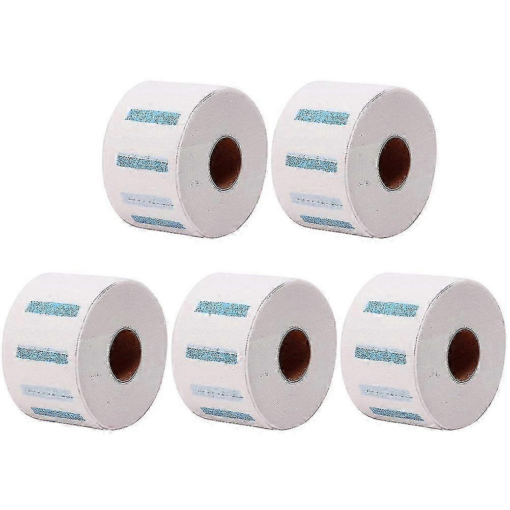 2024 5 Rolls Shaving Disposable Neck Paper Hair Styling Neck Strips ...