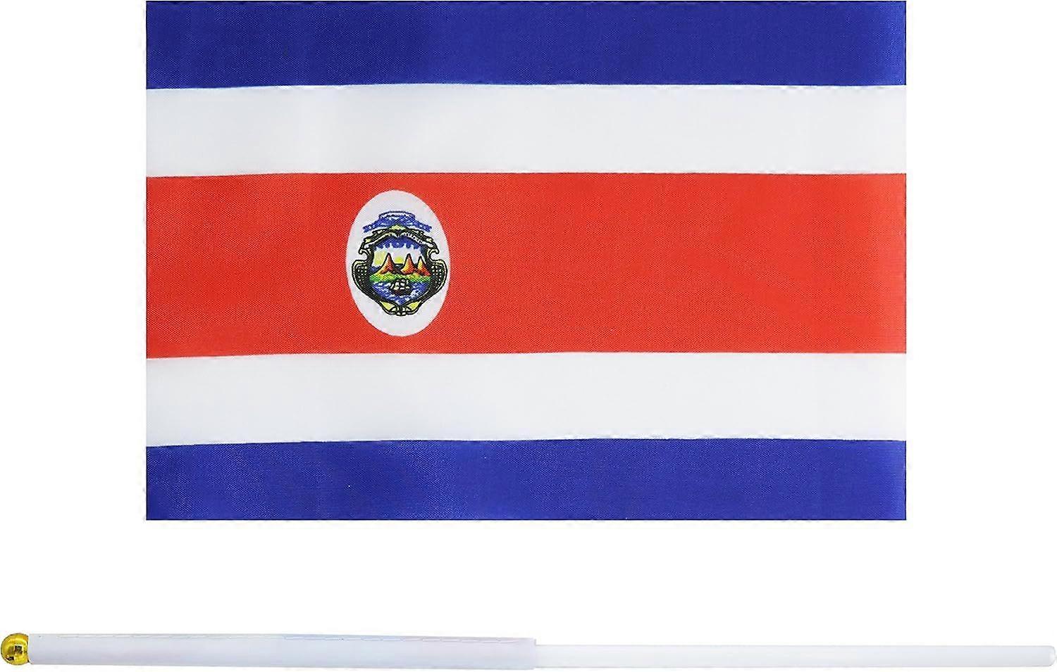 50 Pack Handheld kleine Mini-Flagge Costa Rica Flagge Stick Flagge ...
