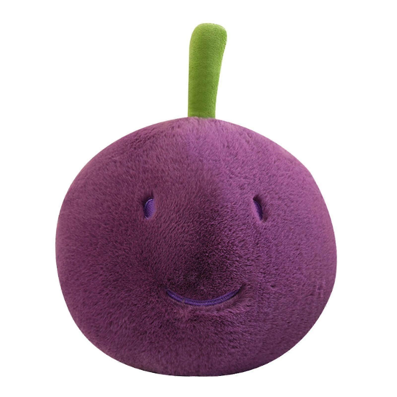 Fruit Plush Toy Grape Plush Cushion Lovely Birthday Gifts Comfortable ...
