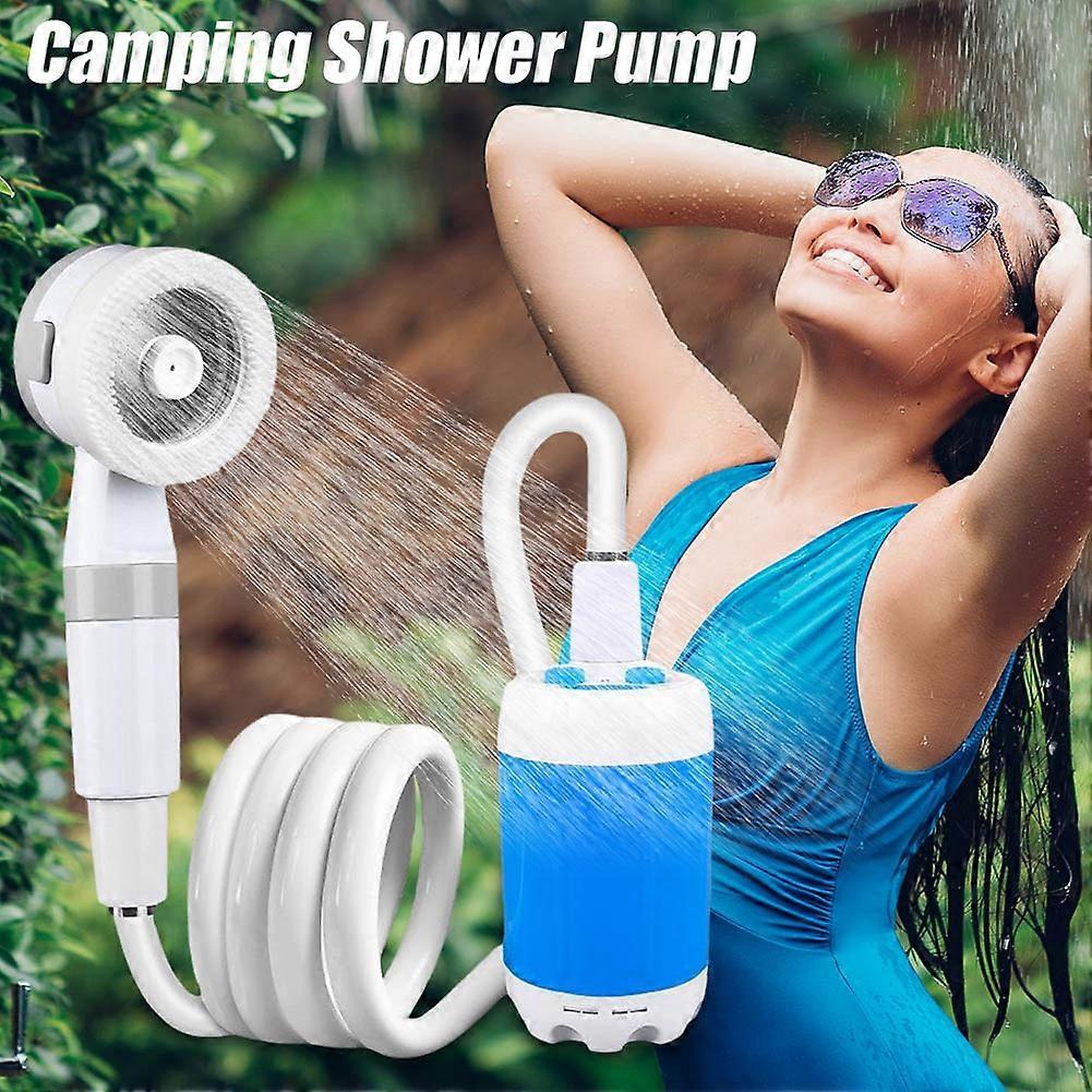 Outdoor Camping Shower Pump with Digital Display 5000mAh Rechargeable ...