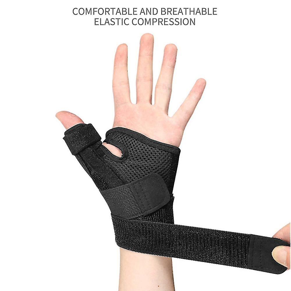 Handledstumstöd, justerbart tumstöd med tumme flexibelt stöd för obehag ...