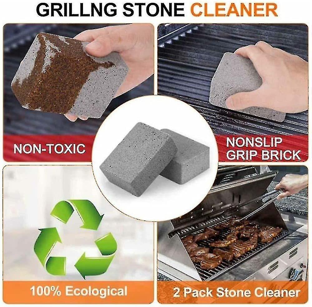 4 Pack Grill Griddle Cleaning Brick Block For Flat Tops | Fruugo UK
