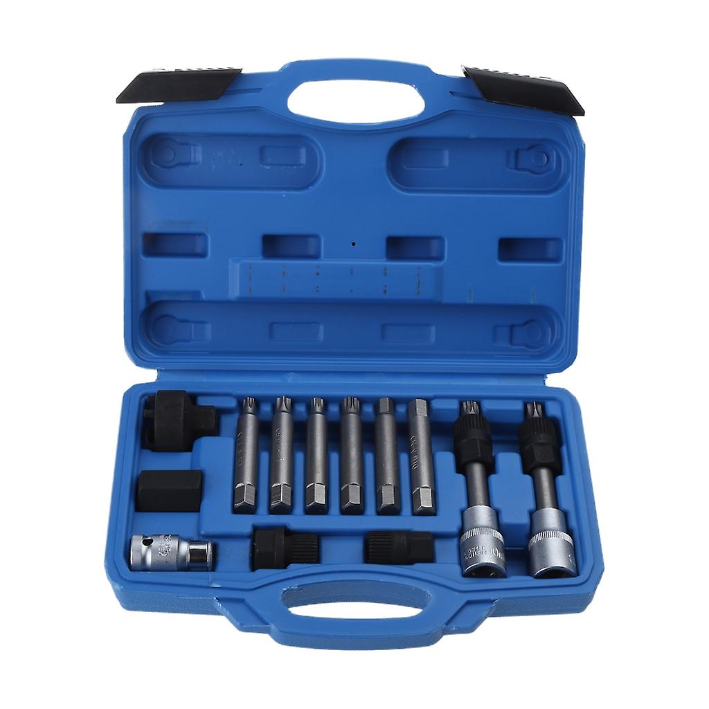 13 Pieces Alternator Freewheel Pulley Puller Removal Engine Auto Tool ...