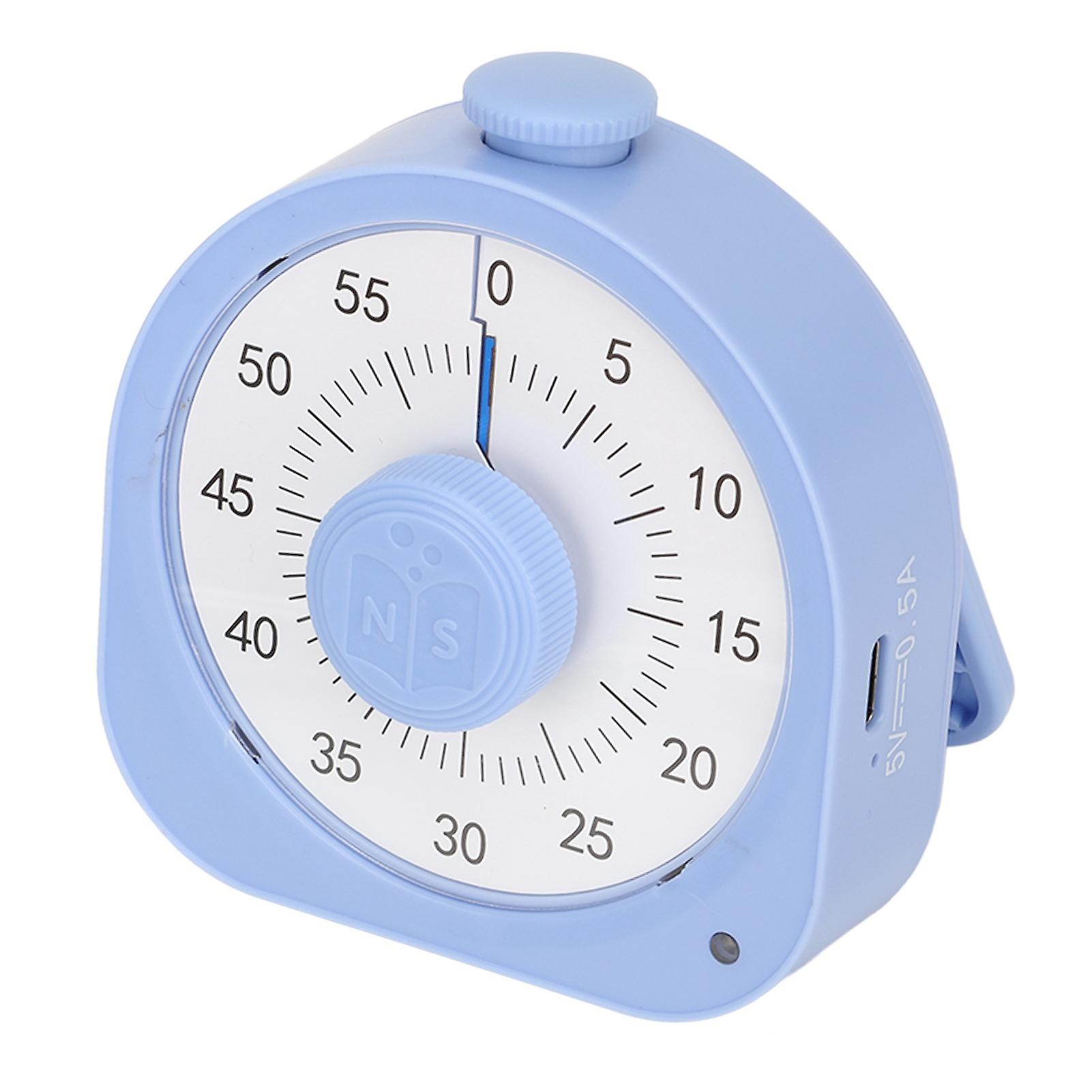 Blue 60-Minute Visual Timer with Two Reminder Modes for Kids and Adults ...
