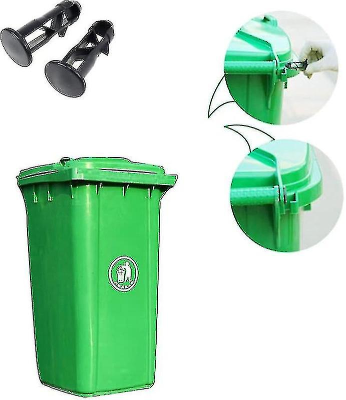 10 Pieces Wheelie Bin Lid Hinge Pins 65mm X 18mm Plastic Outdoor Bin ...