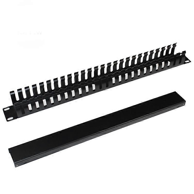 1U 25-Speed Server Cable Management Rack, 19Inch Network Rack Trunking ...