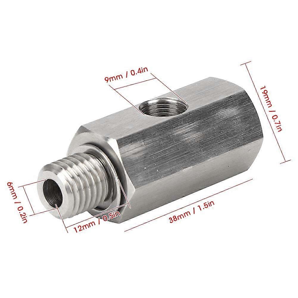Oil Pressure Sensor Adapter, Turbo Pressure Adapter M10 x 1.5 1/8 NPT ...