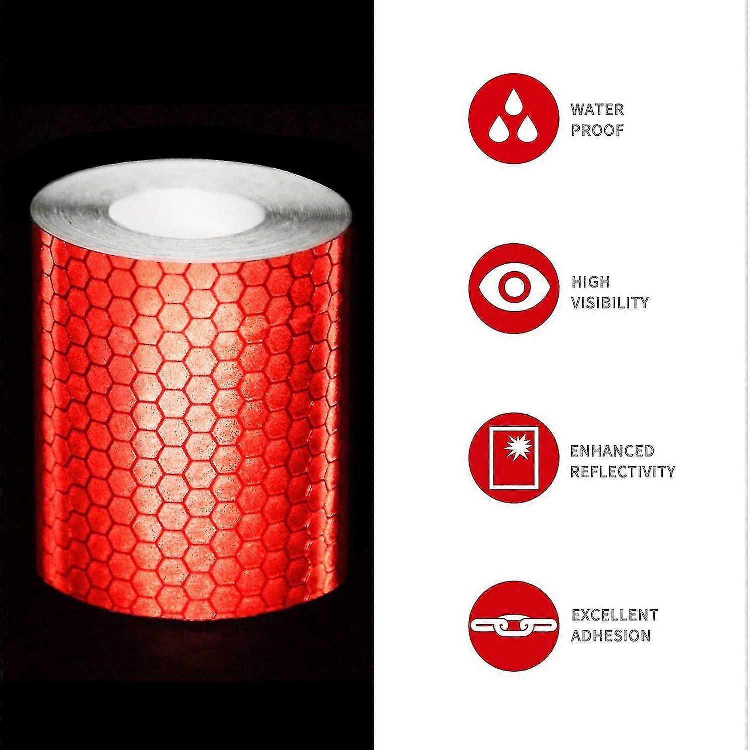 Reflective Tape Waterproof For Vehicles, 2 Pack 5cm*3m High Intensity ...