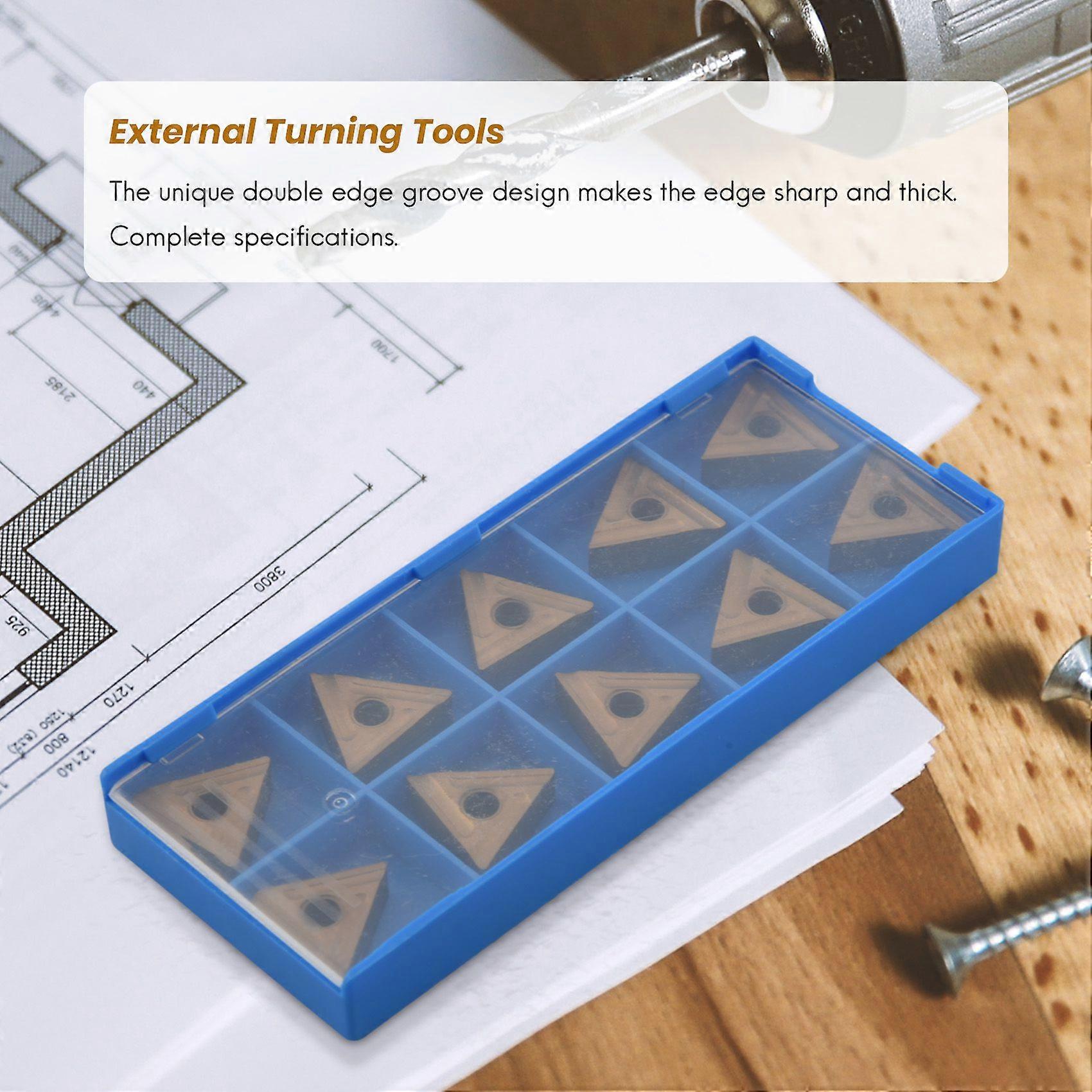 10Pcs TNMG160404 R UE6020 TNMG331R External Turning Tools TNMG 160404 Carbide Insert Lathe ...