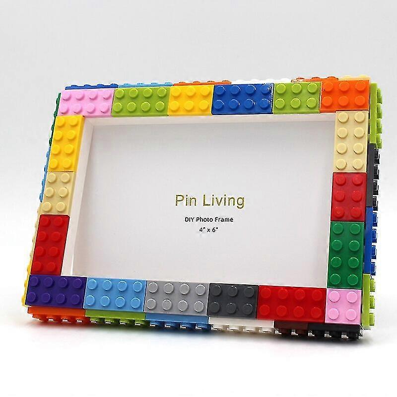 Diy Children's Building Block Photo Frame, Stage Setting, Character ...