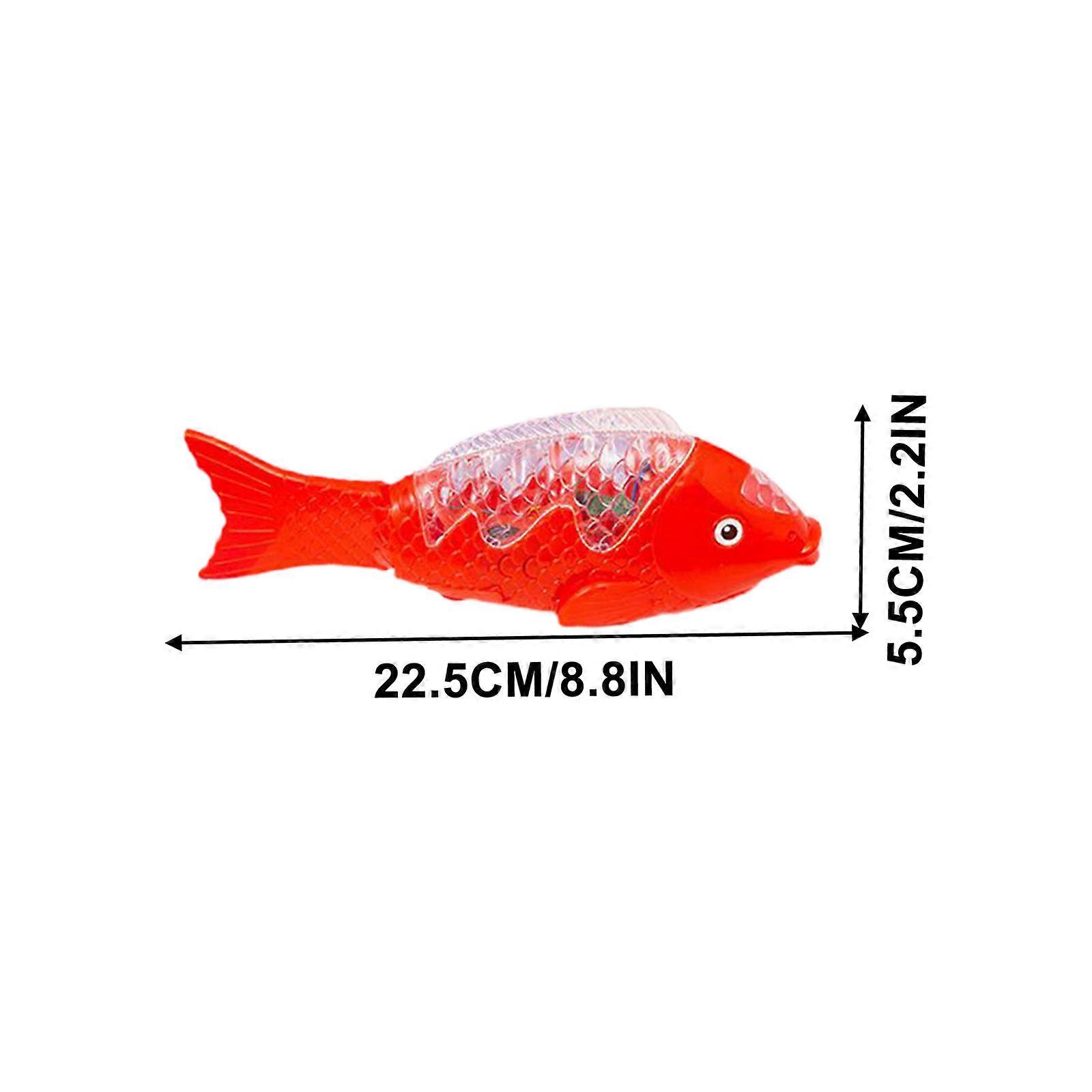 Motorized Projection Fish Music Swinging Fish Glowing Toys Freelance ...