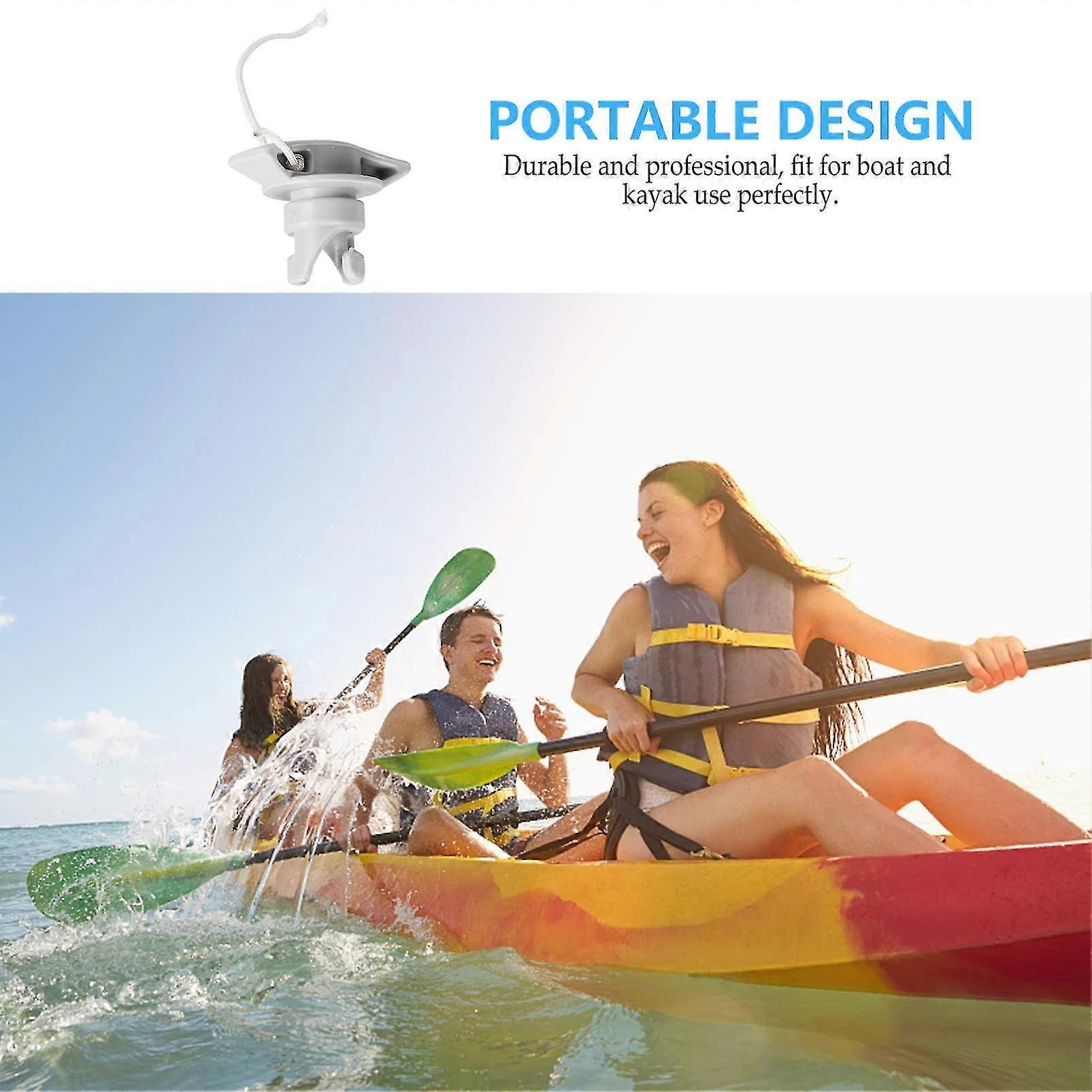 2Pcs 8 Holes Inflatable Boat Air Valve Cover Inflatable Air Valve Cap ...