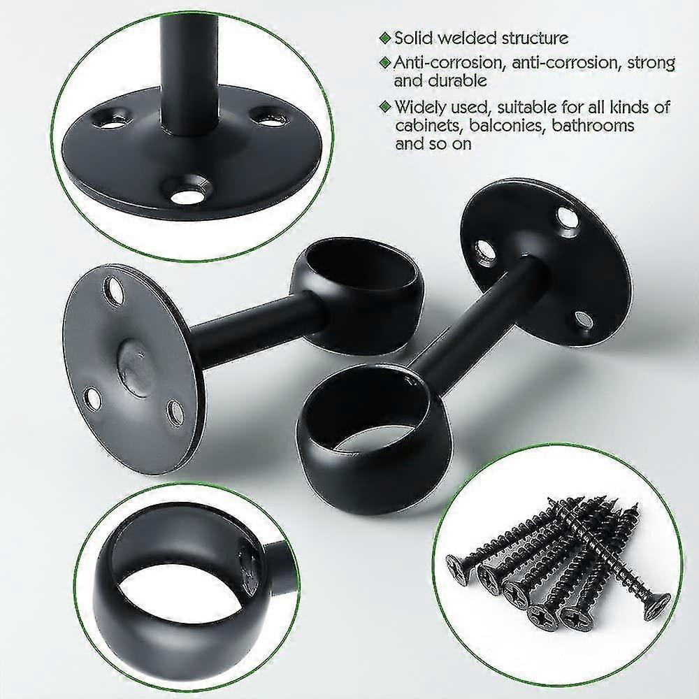 Curtain Rod Bracket Wardrobe Rod Bracket With Screws Ceiling Bracket ...