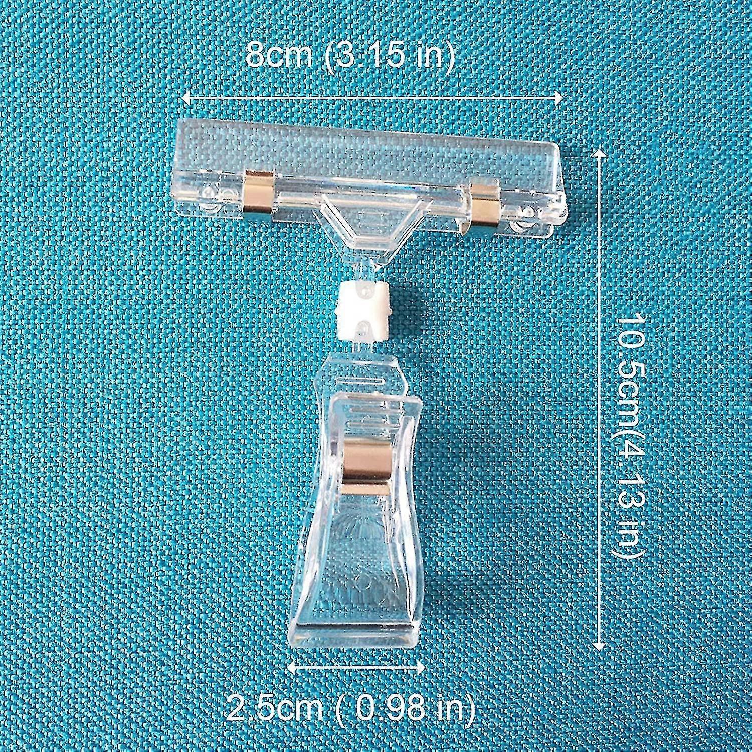 Merchandise Sign Clip Plastic Sign Clips Clear Label Clip Price Tag ...