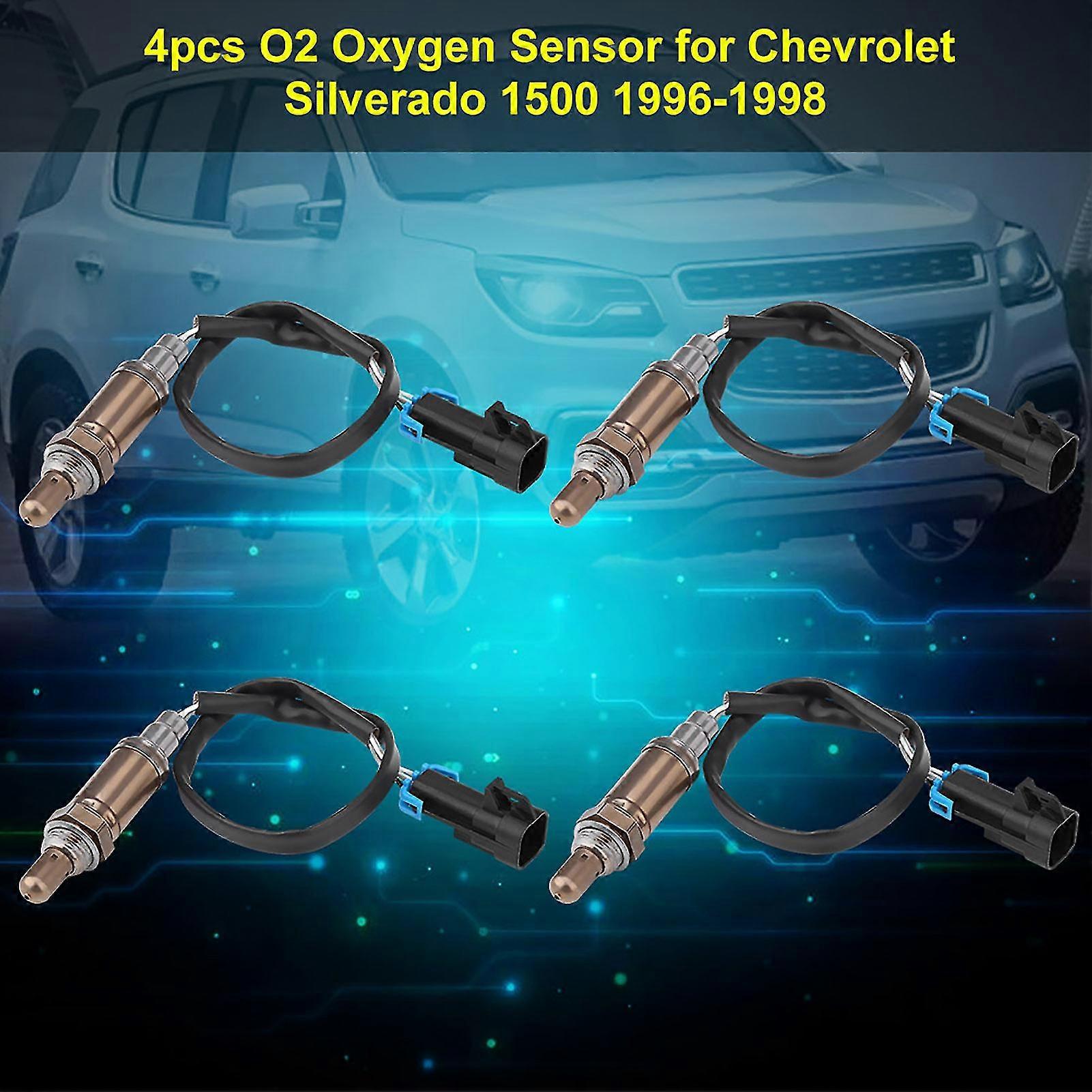4pcs UpstreamDownstream O2 Oxygen Sensor for Chevrolet Silverado 1500 ...