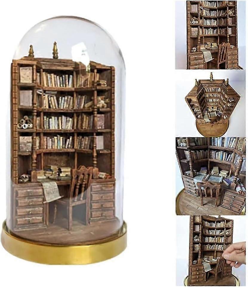 The Bay Library Miniature Gothic Bookshelf Decorations, Miniature ...