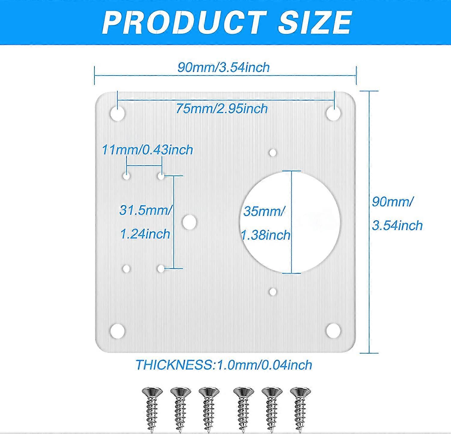 Cabinet Hinge Repair Plate - Stainless Steel Kitchen Cabinet Brackets ...