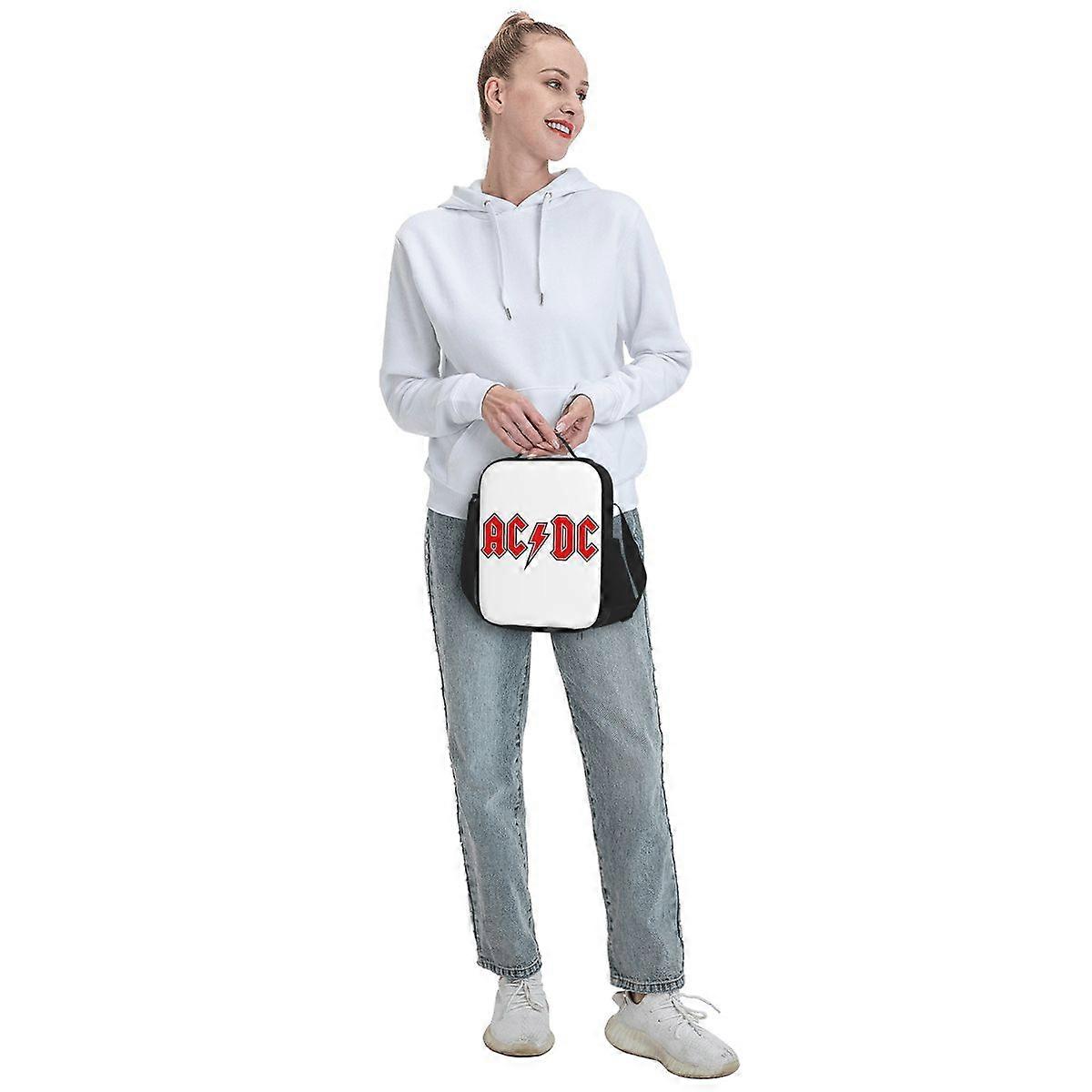 Custom Rock AC DC Lunch Bag Men Women Cooler Warm Insulated Lunch Boxes ...
