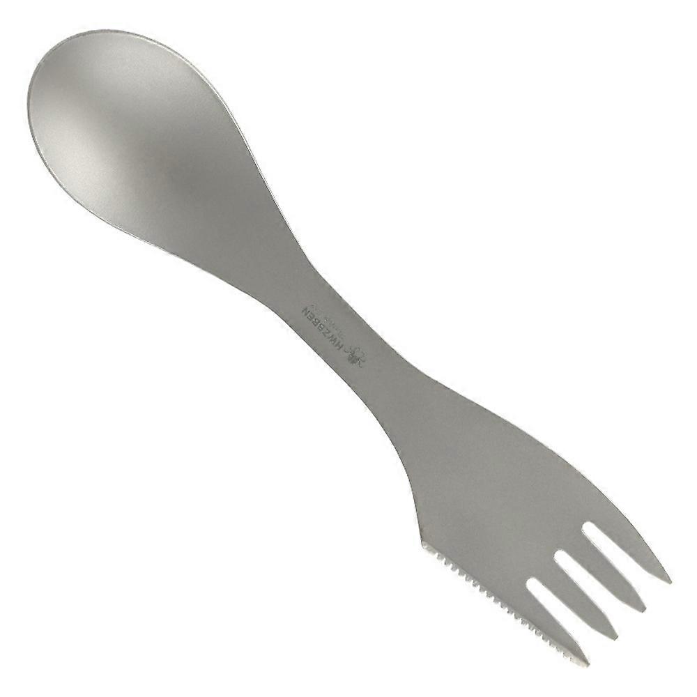 3-in-1 Ti Spork Camping Spoon Fork Cutter Combo Outdoor Tableware for ...