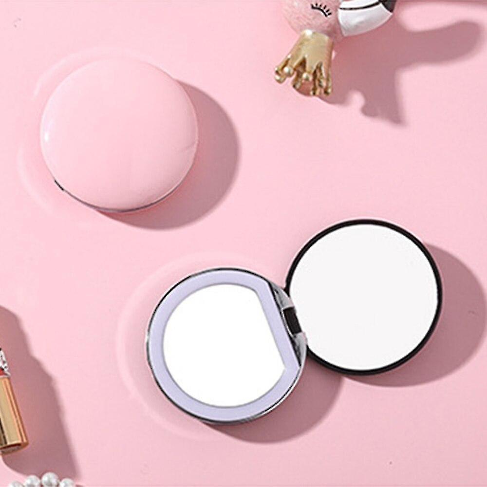 Face mirrors usb chargeable makeup 3x magnify round built in battery ...