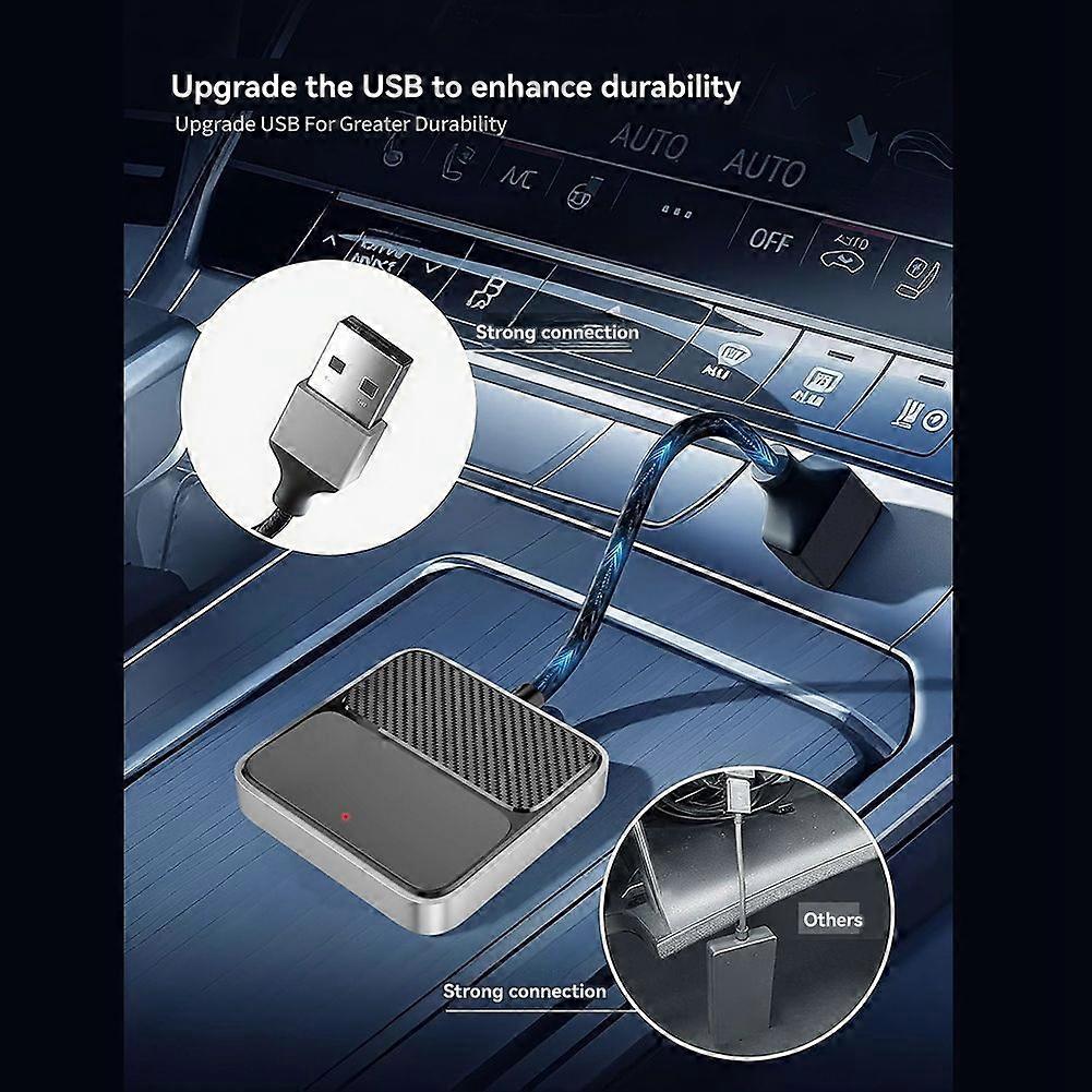 2-in-1 Wireless Carplay Adapter Android AUTO Smart AI Box Carplay WiFi ...