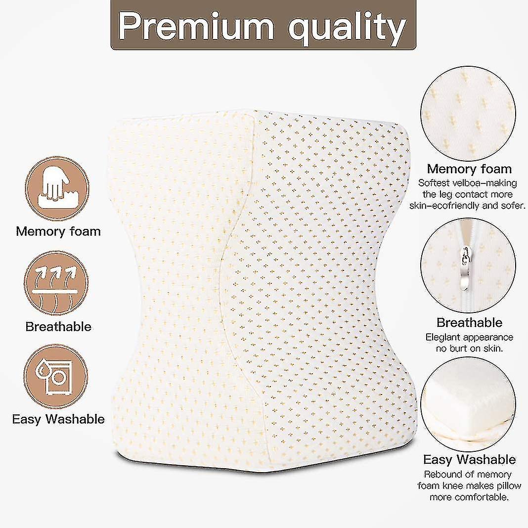 Orthopedic Knee Pillow, Orthopedic Leg Cushion With Memory Foam For ...