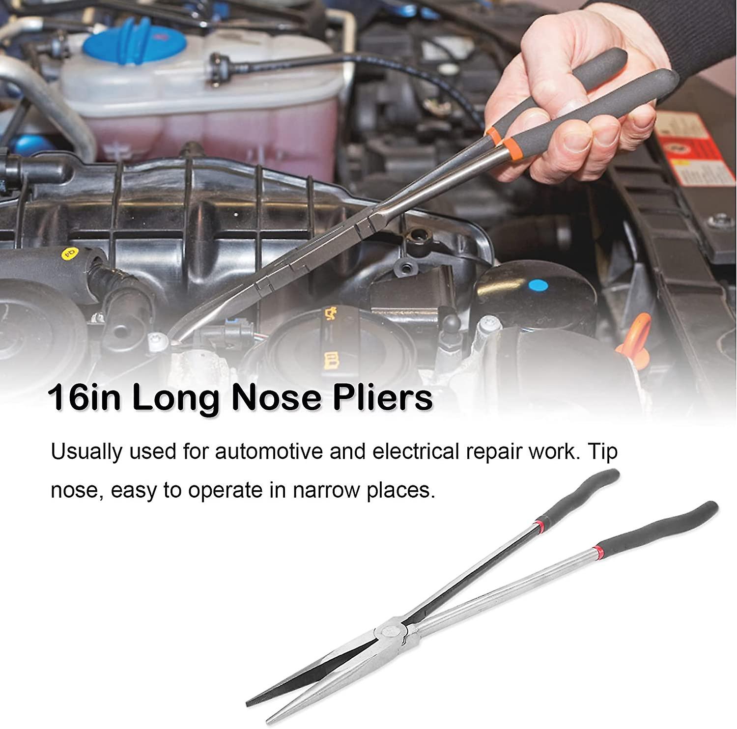 Tång och tång 16 tum/40 cm nåltång långt handtagstång, extra lång ...