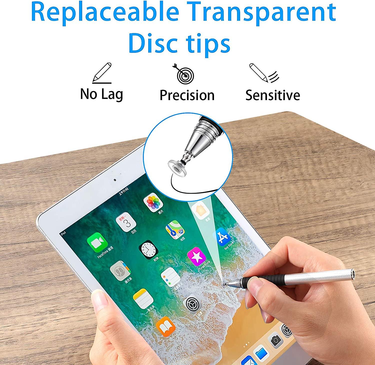 12 stykker Universal udskiftning Disc Tips Præcision Rund form ...