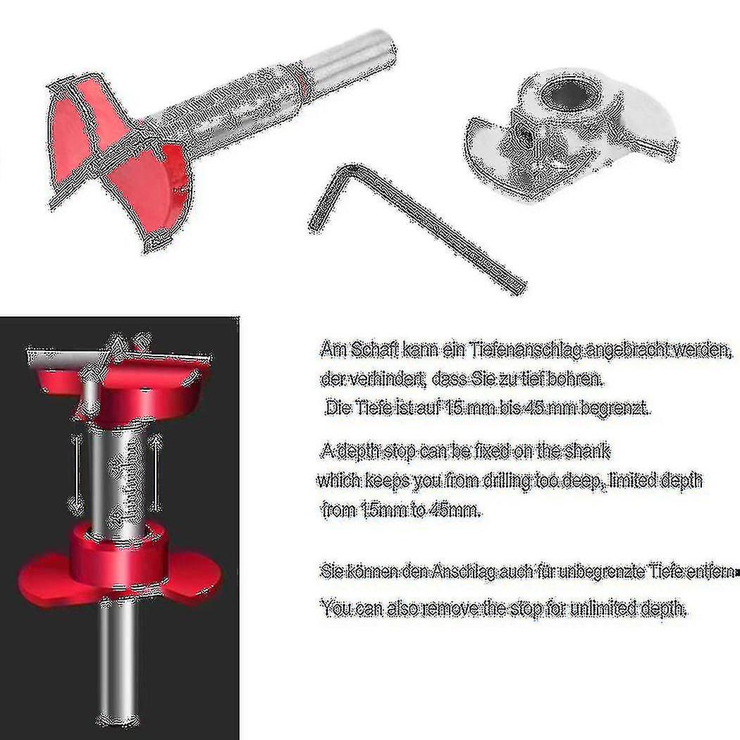 Concealed Hinge Jig Forstner Bit Sets-35mm Hinge Hole Cutter For ...