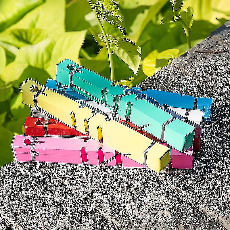 100pcs Plastic Plant Tree Tags Plant Labels Hanging Tree Labels Plant ...