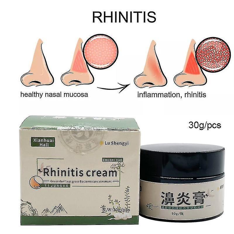 30g/bottle Rhinitis Cream Acute Chronic Allergic Rhinitis Treatment ...